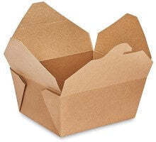 Kraft Take-Out Carton Box #3 (4x50/cs)